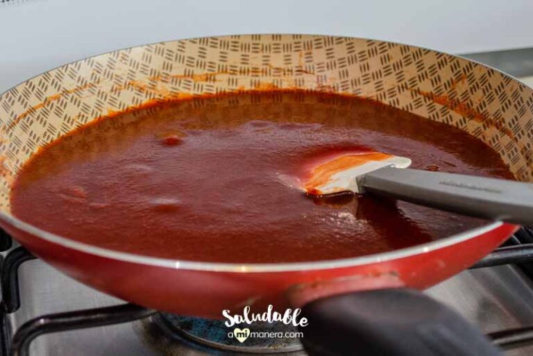 Salsa bbq casera y sin azúcar - saludableamimanera.com
