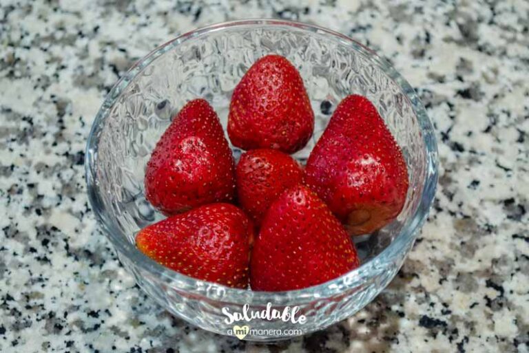 Fresas nutrientes y beneficios - saludableamimanera.com